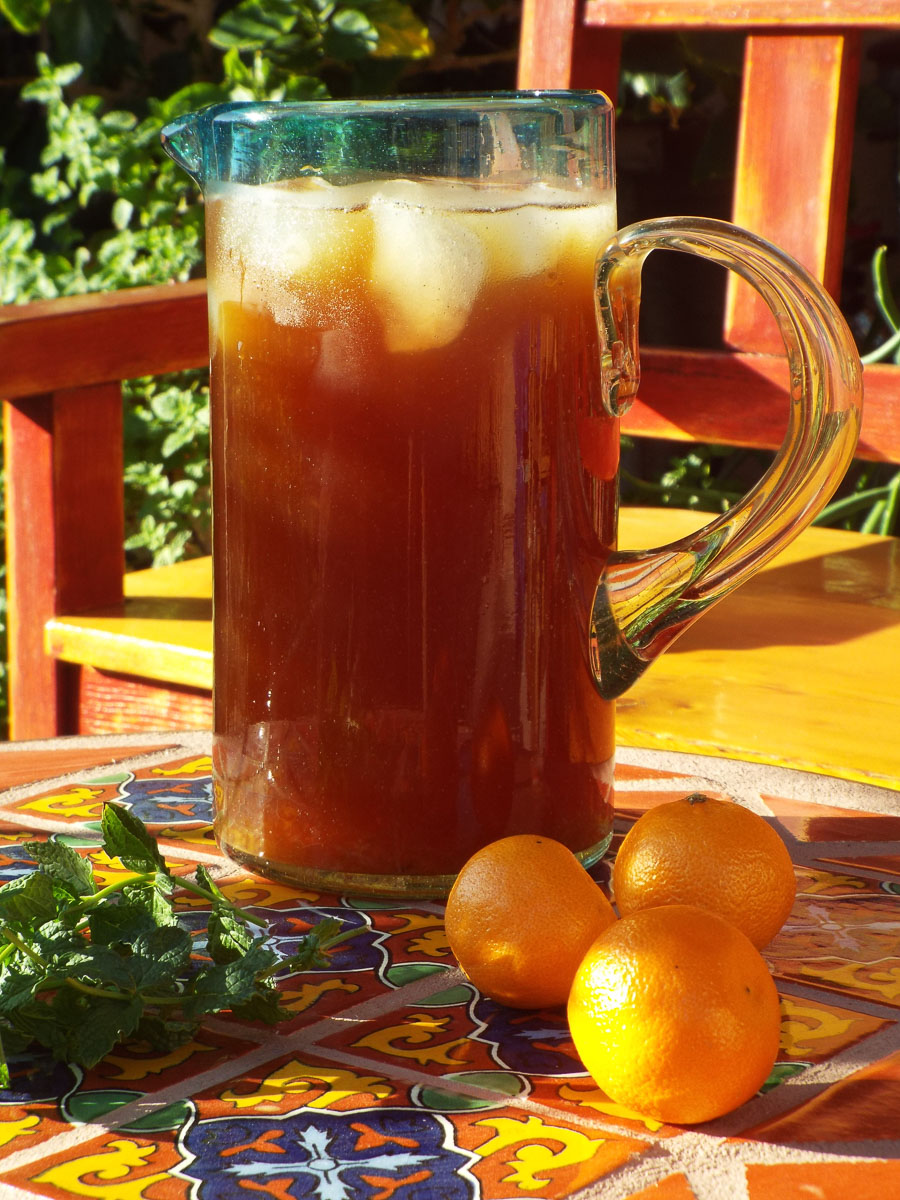 Tangerine Mint Iced Tea - Taste of Lime