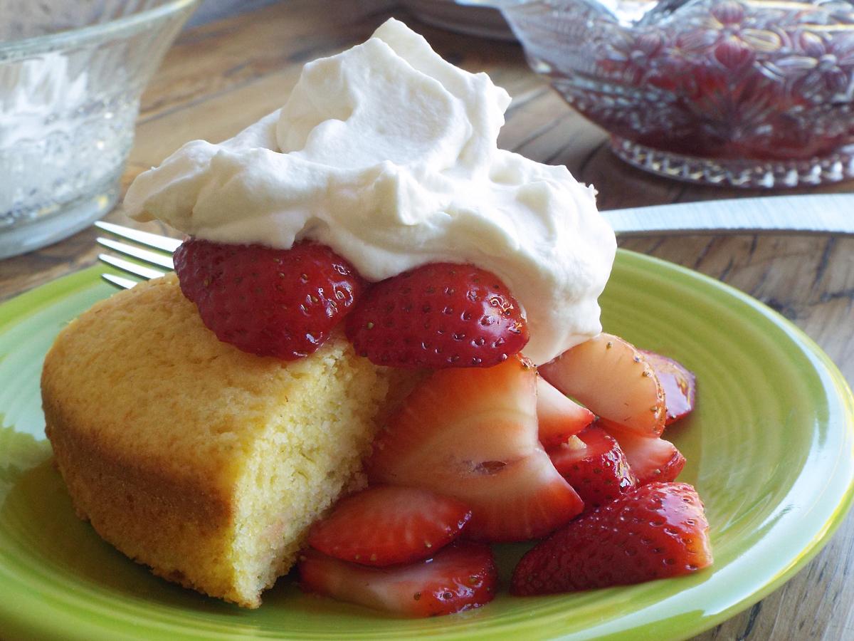 Olive Oil Cornmeal Cake - Taste of Lime